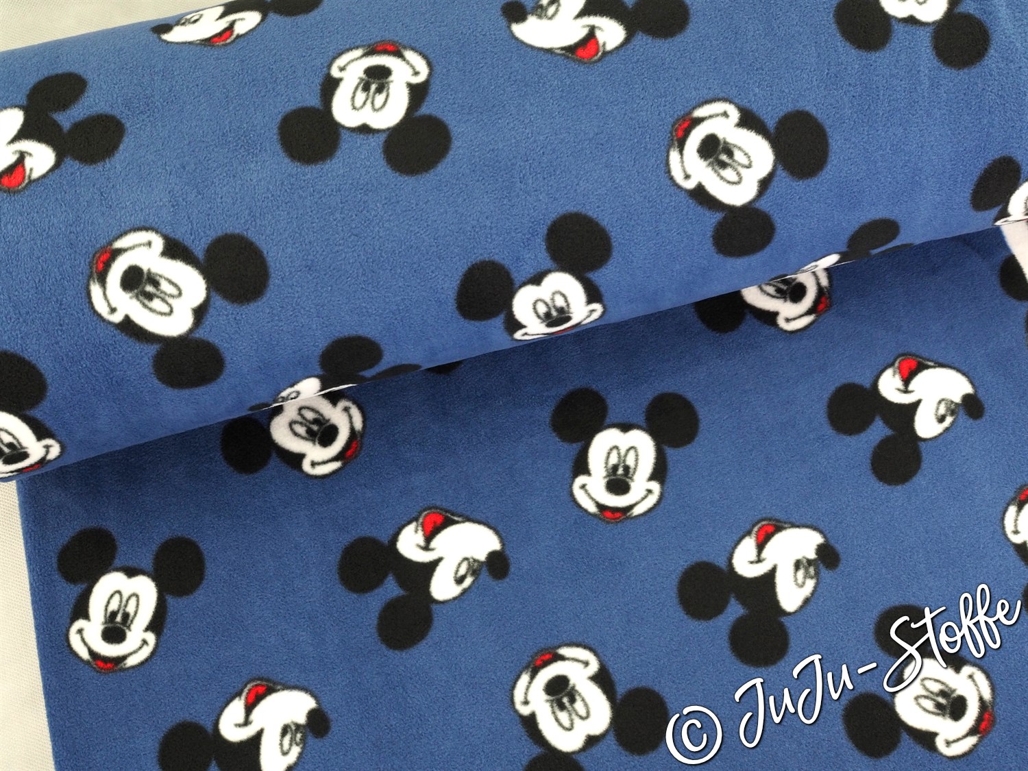 Fleece Doubleface Mickey Mouse | JuJu-Stoffe.de