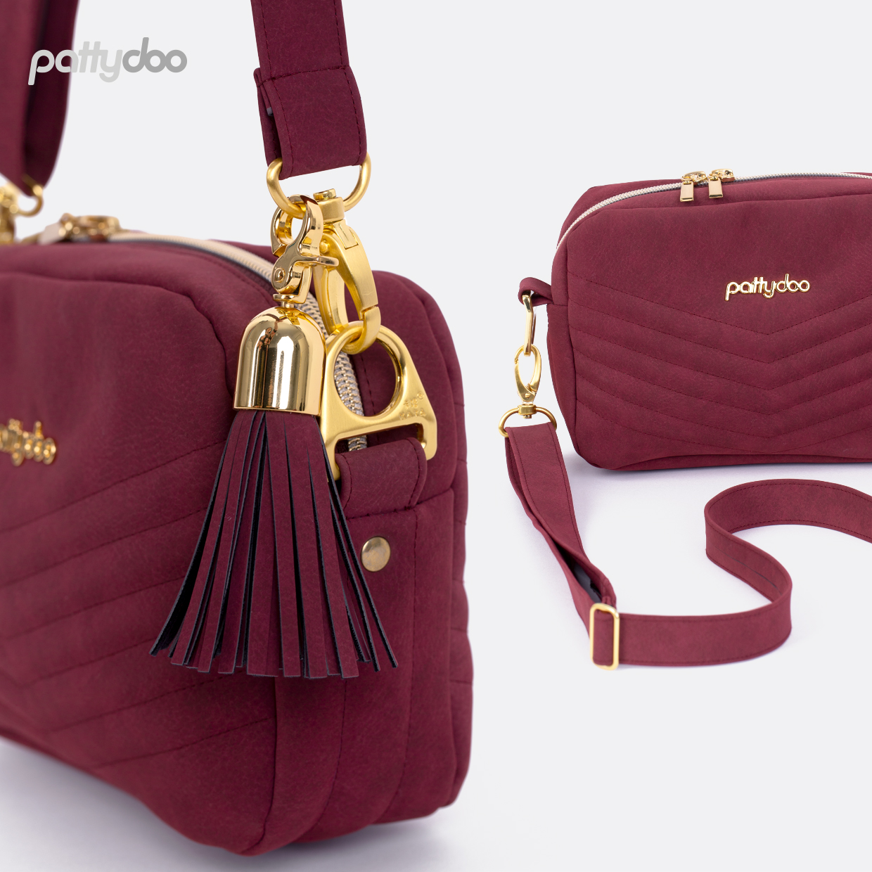 Papierschnittmuster Schultertasche Adora von pattydoo | JuJu-Stoffe.de